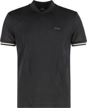 HUGO BOSS Homme, Tops, Noir, Taille: XS Engineered Polo