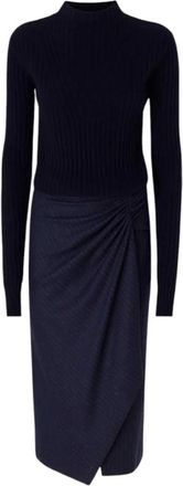 Pinko Pinko - Robe Mi-longue - Femme - Robes - Bleu - Taille: 36 FR