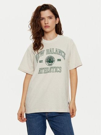 New Balance T-Shirt WT43548 Braun Oversize