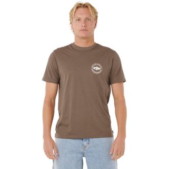 Rip Curl Herren T-Shirt Staple Tee, Gr&ouml;&szlig;e:L, Farben:Rock