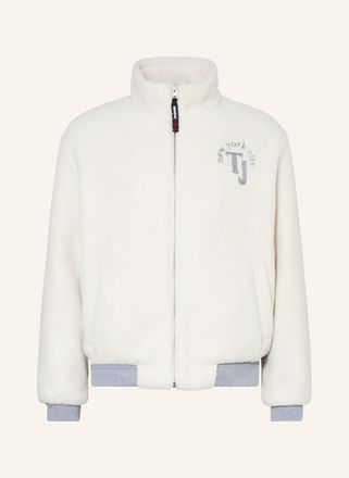 Tommy Jeans Teddyfell-Blouson weiss