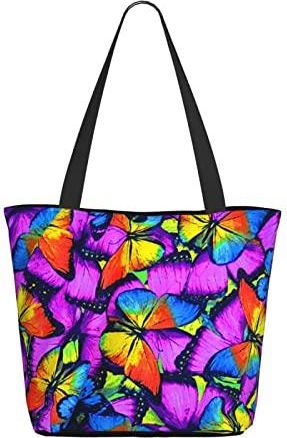 AOOEDM Sac &agrave; provisions pour dames de dessin anim&eacute; de dinosaure color&eacute; 13 x 11 x 7 pouces. Le cadeau parfait pour la Saint-Valentin. Cest de la Saint-Valenti