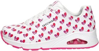Skechers Femme, Chaussures, Blanc, Taille: 41 EU Uno - Live Colorfully Baskets