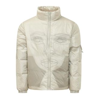 KidSuper Studios Doudoune Transparente - Homme - Vestes - Beige - Taille: S