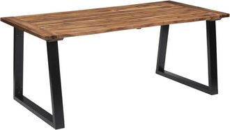 vidaXL Esstisch Massivholz Akazie 180 x 90 cm - Vidaxl