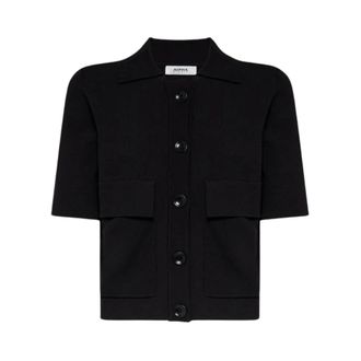 Alpha Studio Damenhemd Kurzarm - - Blouses & Shirts - Damen - Schwarzk - L