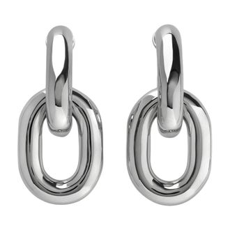 Paco Rabanne Xl Lier des cerceaux doreille Paco Rabanne Silver Lrass