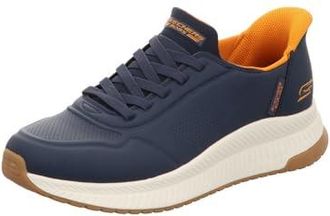 Skechers Homme Bobs Squad 4 Direct Step Basket, Navy PU, 43 EU