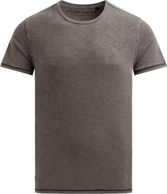 Camp David Rundhalsshirt aus Baumwolle