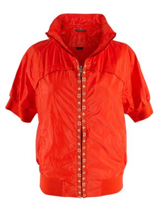 Louis Vuitton red sports zipper coat Size XS