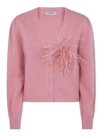 Twinset Cardigan - Rose