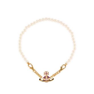 Vivienne Westwood Collier A&iuml;da en laiton