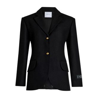 Patou Femme, Vestes, Noir, Taille: 34 FR Wool Blazer