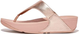 FitFlop Damen LULU TOE POST - LEATHER Zehenst&uuml;tze Sandalen, Rose (Ros&eacute;gold 323), 41 EU