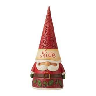 Enesco Heartwood Creek 6009185 Jim Shore Naughty and Nice zweiseitige Zwergfigur, rot, 21 cm