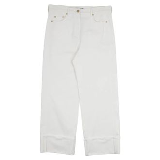 Max Mara Cervia Cropped Mid-Rise Wide-Leg Jeans - - Trousers - Damen - Wei&szlig; - 2XS