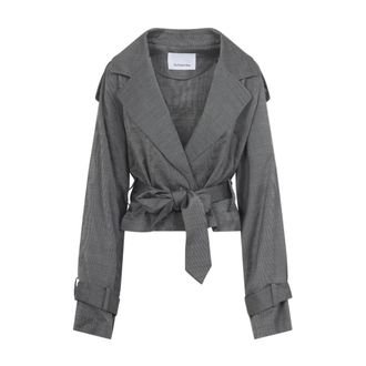 Frankie Shop Femme, Manteaux, Gris, Taille: 38 FR Trench Coat