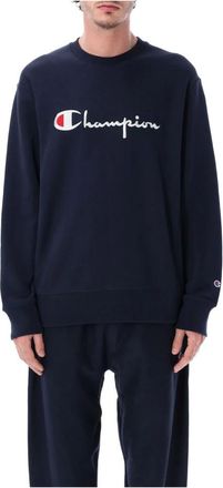 Champion Reverse Weave Crewneck - Homme - Sweatshirts et sweats &agrave; capuche - Bleu - Taille: XL
