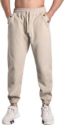 Generic Jogging Homme Pantalon Jogging Homme Pantalon Survetement Homme Confortable Classique - Sweatpants Automne Hiver Homme Ample 9/10 - Respirant pour Fit