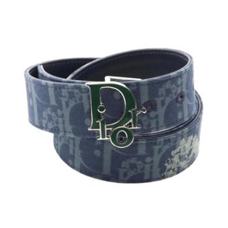 Dior Ceinture vintage en toile Pre-owned - Homme - Pre-owned - Bleu - Taille: ONE Size