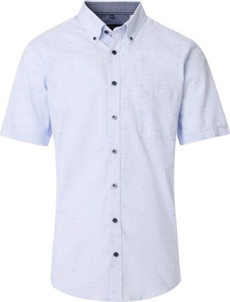Casamoda Freizeithemd Kurzarm Uni Comfort Fit