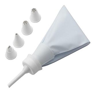 Pedrini Gadget Dekorationssack mit 5 T&uuml;llen, Wei&szlig;