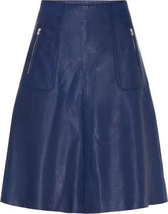BTF-CPH A-Linien Midi-Rock - - Skirts - Damen - Blau - M