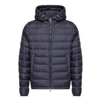 Moncler Vermeille Kapuzen-Kurzdaunenjacke - - Jackets - Herren - Blau - L
