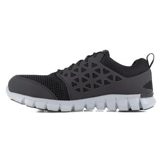 Reebok Herren Rb4041 Sublite Cushion Sicherheitsschuh für Sportarbeiten, Industrie- und Bauarbeiterschuh, schwarz, 10.5 X-Wide