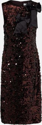 Ganni Midikleid mit Pailletten