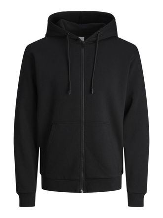 Jack & Jones JACK&JONES PLUS Herren Jjebradley Sweat Zip Hood Noos Pls Sweatshirt-Jacke, Black, 3XL Größen