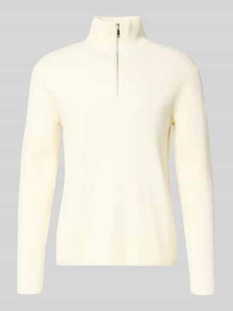 Lindbergh Strickpullover mit Stehkragen und Rei&szlig;verschluss