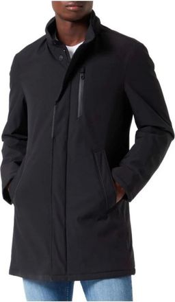 Bugatti Homme, Manteaux, Noir, Taille: 2XL Parka avec m&eacute;lange de mati&egrave;res