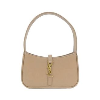 Saint Laurent Pre-owned LE 5 A 7 Mini Calf Shoulder Bag - Femme - Pre-owned - Beige - Taille: ONE Size