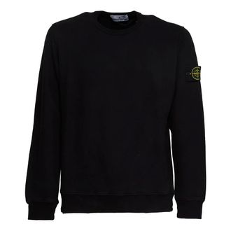 Stone Island SweaT-shirt Noir Aw25 Style D&eacute;contract&eacute; &Eacute;l&eacute;gant - Homme - Sweatshirts et sweats &agrave; capuche - Noir - Taille: S