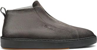 Santoni Low-Top Sneaker - Sneakers Grey - Gr. US_8_5 - in Grau - für Damen