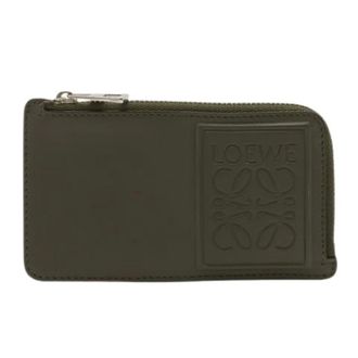 Loewe unisex, Pre-owned, Gris, Taille: ONE Size Portefeuille en cuir Pre-owned