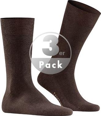 Falke Herren Socken braun Baumwolle unifarben