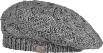 Lierys Béret en Tricot Jesila Femme - Made in Germany Bonnet pour lhiver Laine Automne-Hiver Hiver - Taille Unique Gris