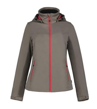 Icepeak Softshelljacke D SOFTSHELLJACKE BOISE Wasserdicht, winddicht, abnehmbare Kapuze, atmungsaktiv