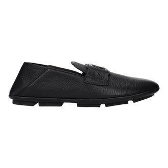 Dolce & Gabbana Driver With Logo - - Shoes - Herren - Schwarzk - 41 1/2 EU