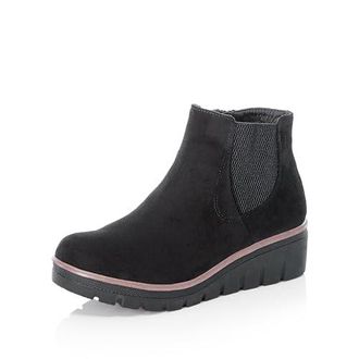 Rieker 99182, Bottes Chelsea Femme, Noir (Black 00), 36 EU