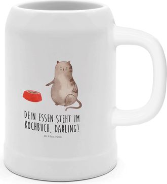 Mr. & Mrs. Panda Bierkrug Katze Fressen - Geschenk, Oktoberfest, Tonkrug, Ma&szlig;krug, Krug, Sommerfest