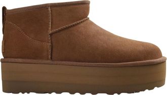 UGG Ugg, Femme, Chaussures, Brun, Taille: 40 EU Classic Ultra Mini Platform