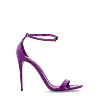 Dolce & Gabbana Sandaletten mit Absatz - - Shoes - Damen - Lila - 40 EU