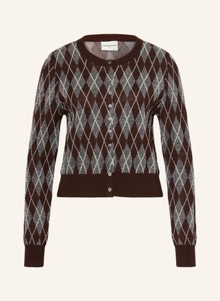 Claudie Pierlot Claudie Pierlot Strickjacke Mit Glitzergarn rot