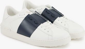 Valentino Baskets crant&eacute;es en cuir