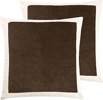 furn. Yard Auden Velvet Polyester Filled Cushion - Twin Pack