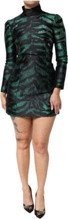 Dolce & Gabbana Femme, Robes, Vert, Taille: 36 FR Mini Robe Longue