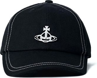 Vivienne Westwood Baseballkappe mit Logo - Schwarz